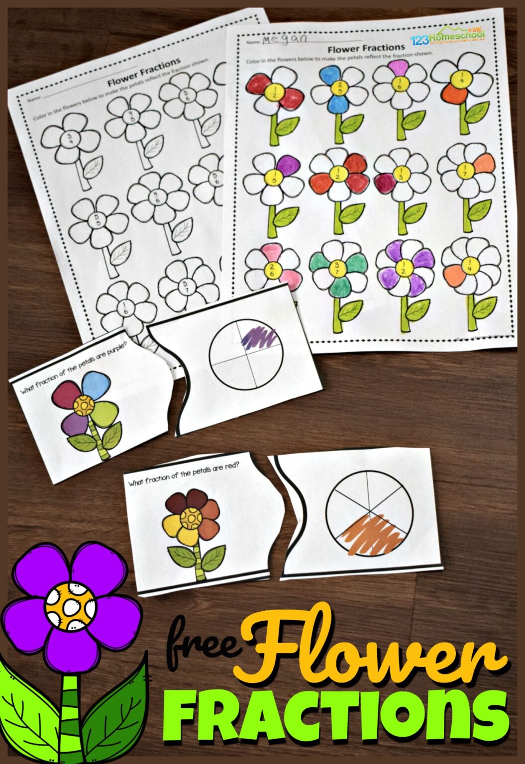 FREE Fraction Games, Activities & Worksheets
