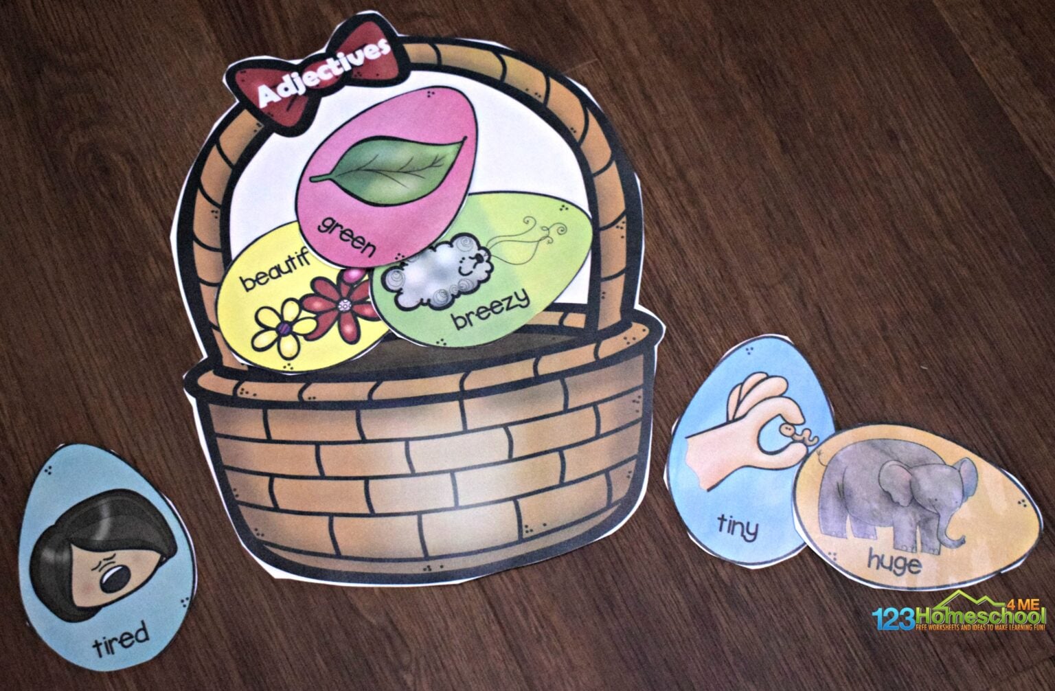 🐰 FREE Printable Easter Parts of Speech Easter Activity for Kids