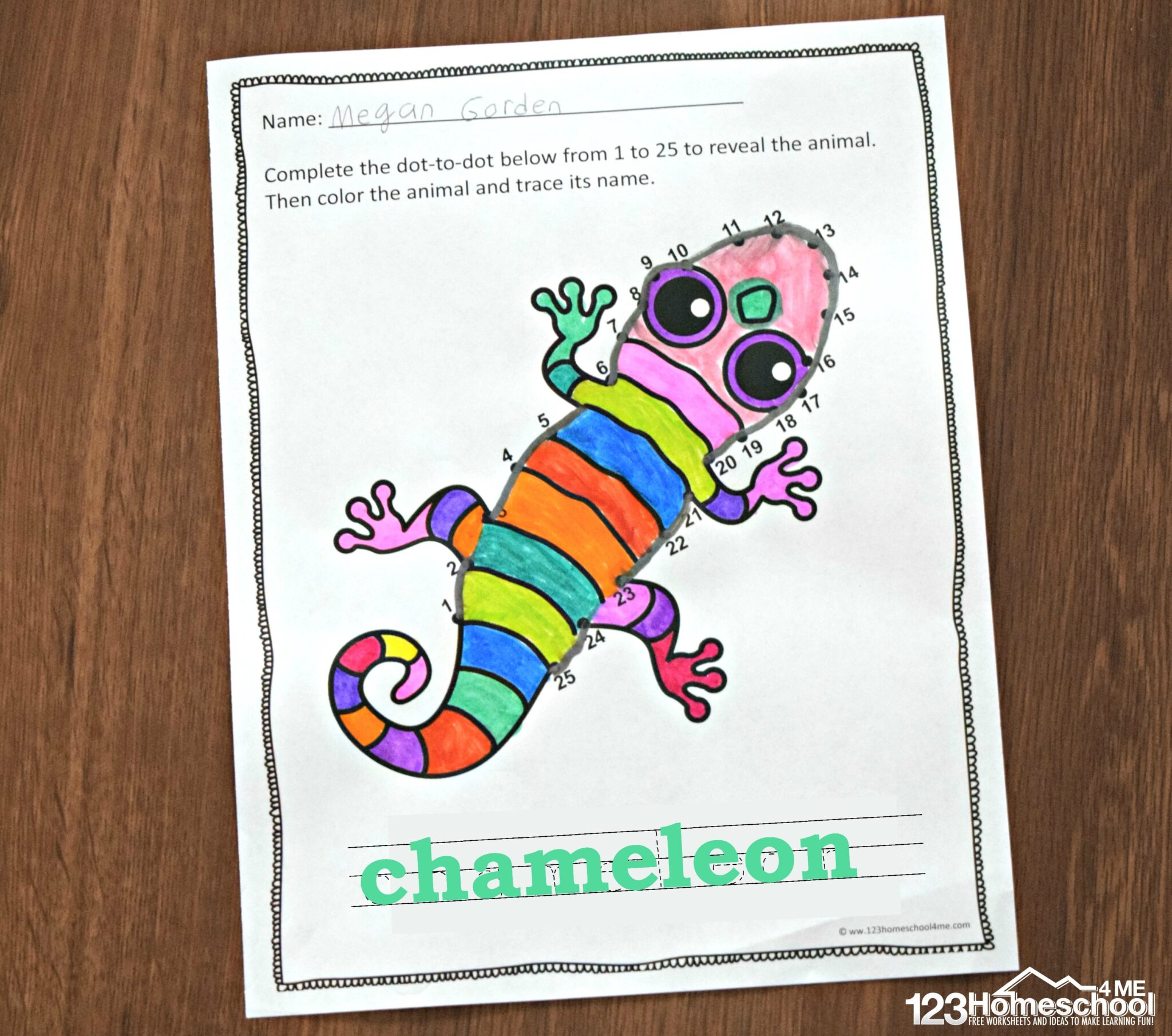 🐷🦝🐟 FREE FREE Animal Dot to Dot Printables