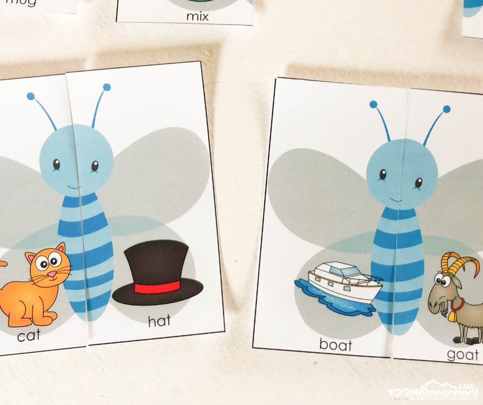 🦋 Free Printable Butterfly Rhyming Activities & Games pdf