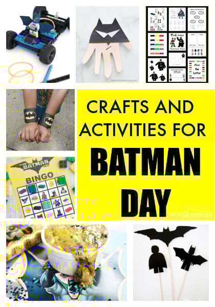 Lots of FUN Batman Crafts & Activities