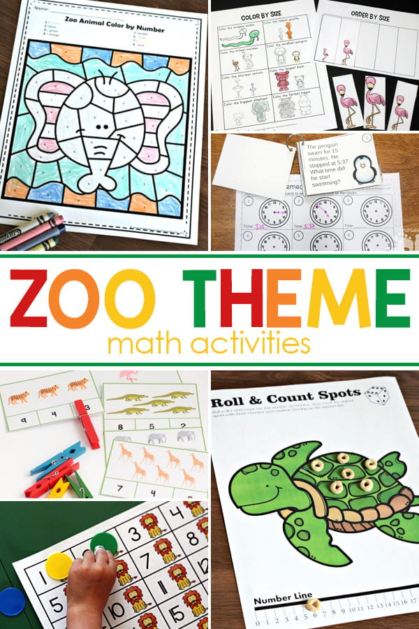Zoo Theme Crafts and Activities for Kids