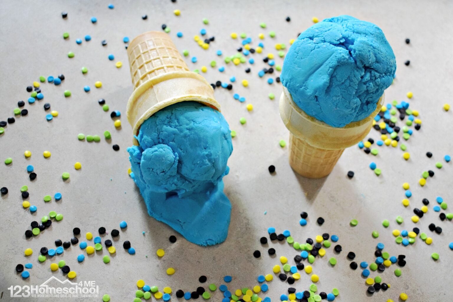 🍦 Edible Ice Cream Play doh Recipe