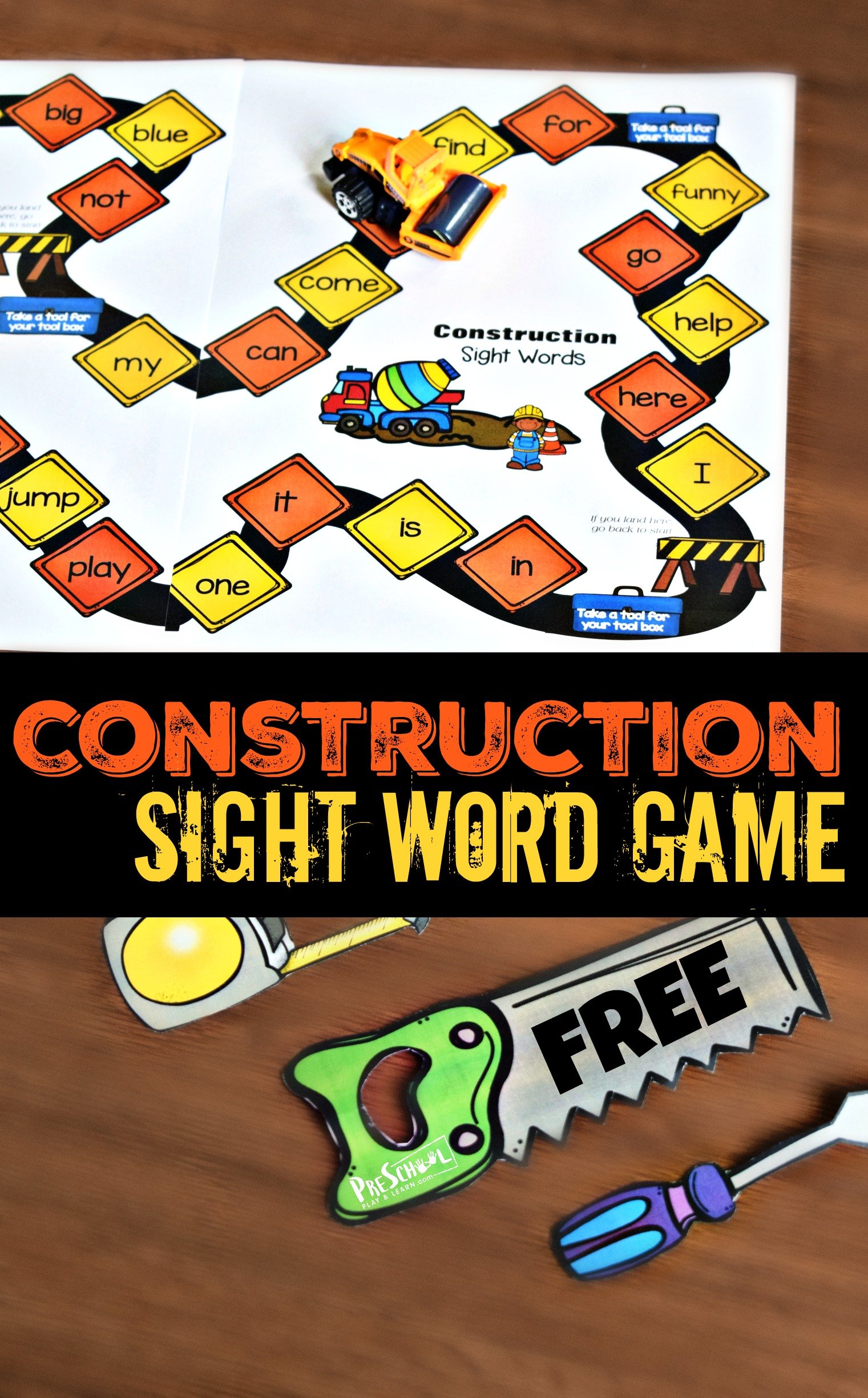 🚧 FREE Construction Theme Letter Tracing Worksheets