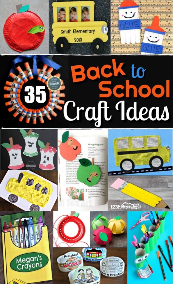 Back to School Math Addition Craft to Cut-and-Paste