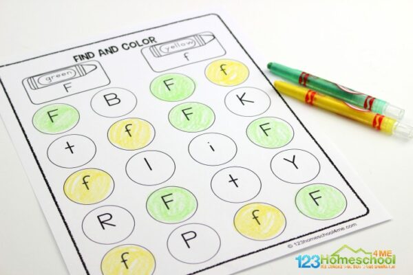 FREE Printable 🐸 F is for Frog Worksheets for Kids