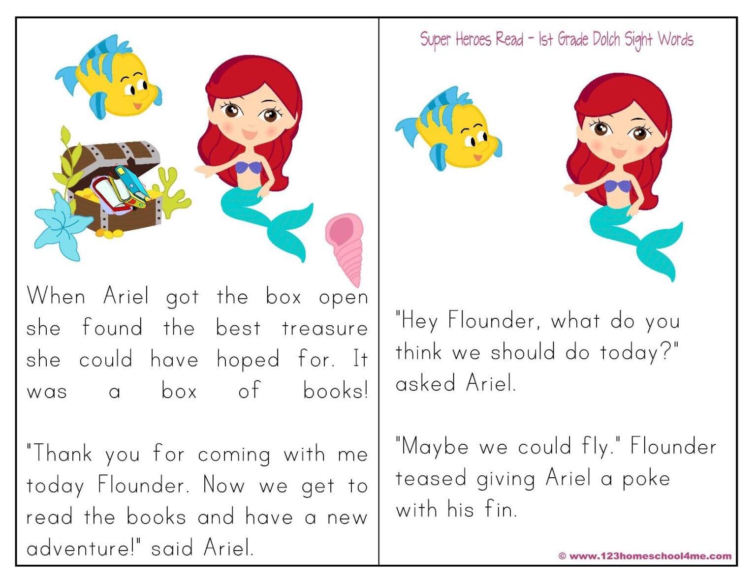 👑 FREE Printable Princess Sight Word Readers for Kids