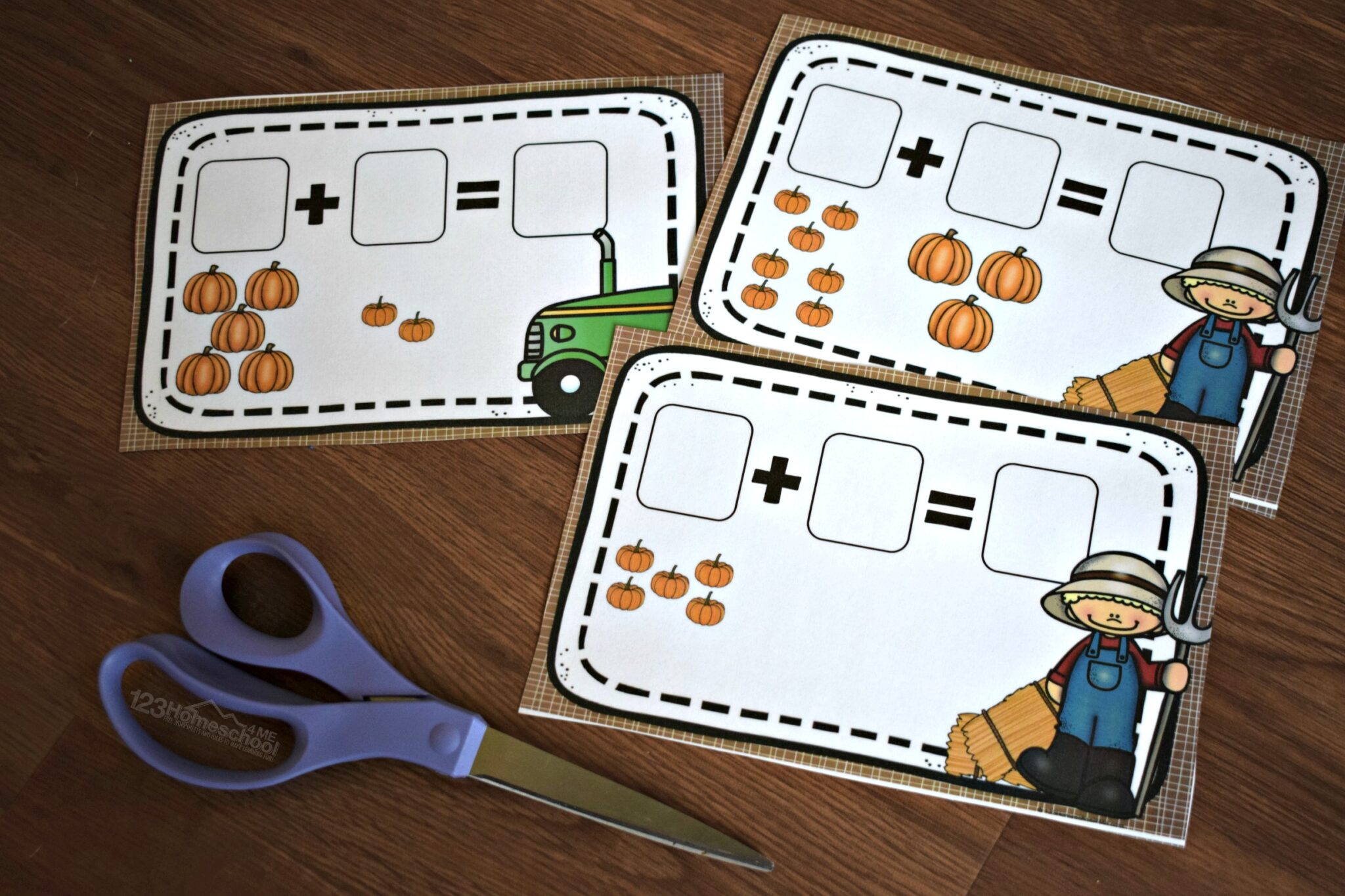 Pumpkin Math Kindergarten Activity