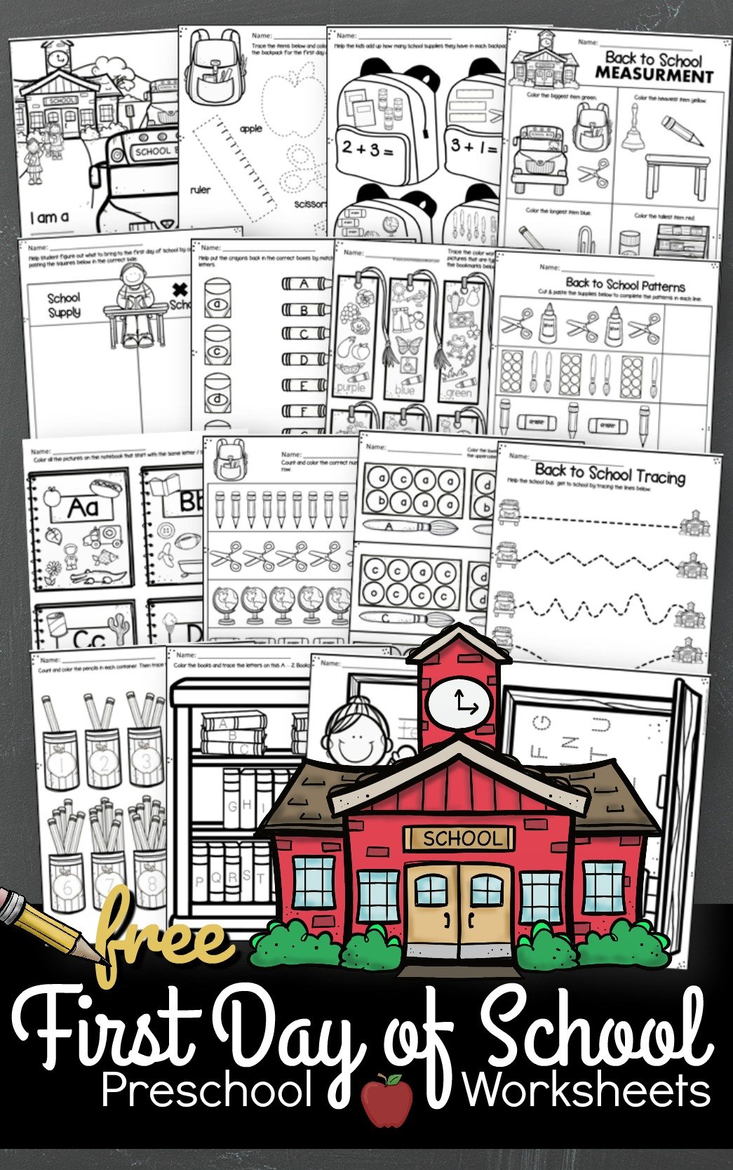 🍎 FREE Back to School Crack the Code Worksheets for First Day Activity