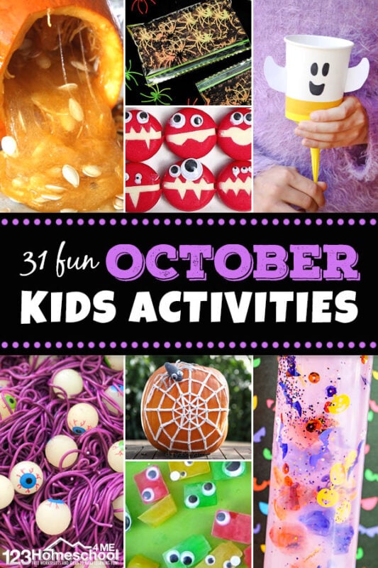 October Activities For Kids
