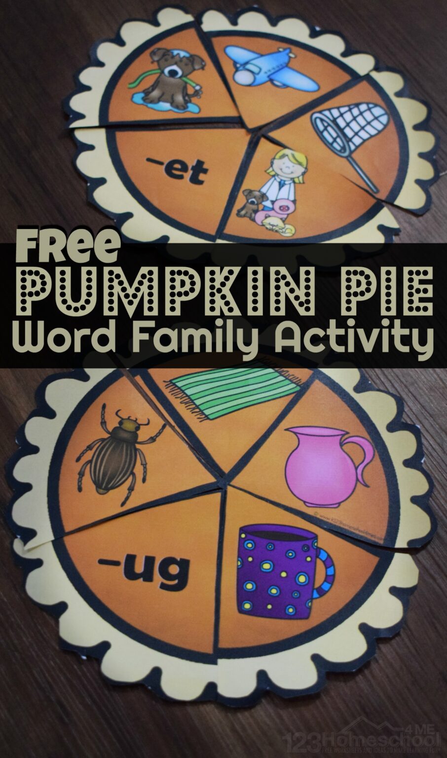 FREE Printable -at Word Family Worksheets