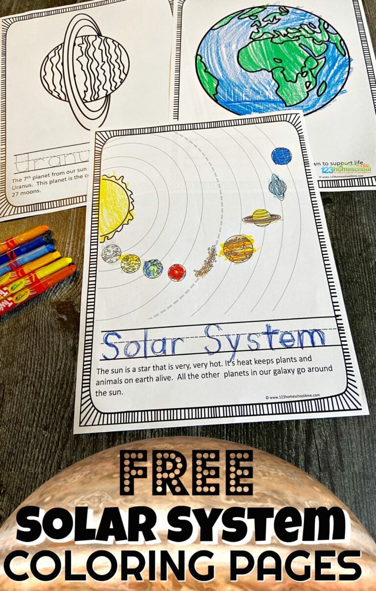 🌍🪐🌘 Solar System for Kids Lesson, Experiments, Activities, and Worksheets