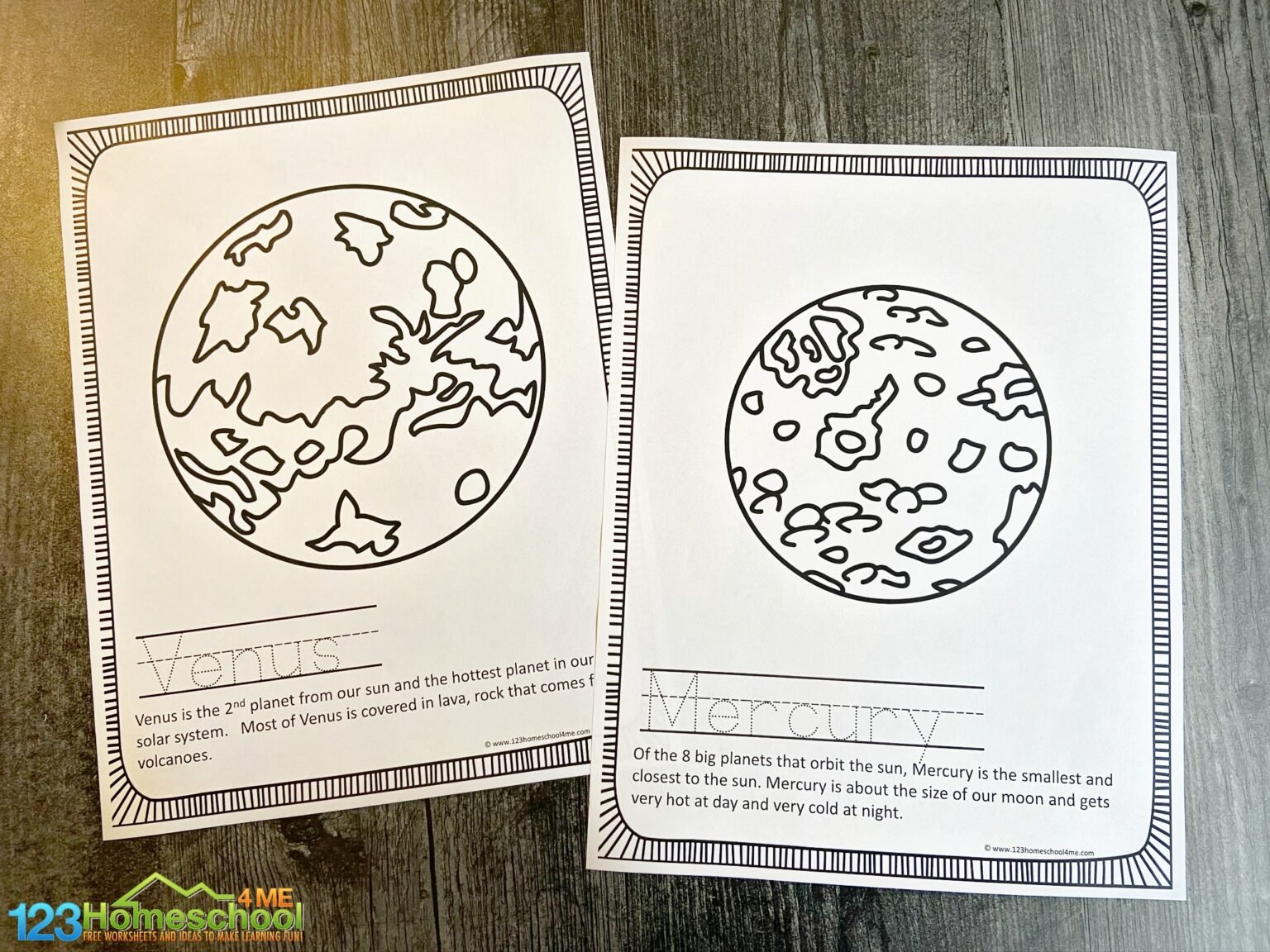 🪐 FREE Printable Solar System Planet Coloring Pages