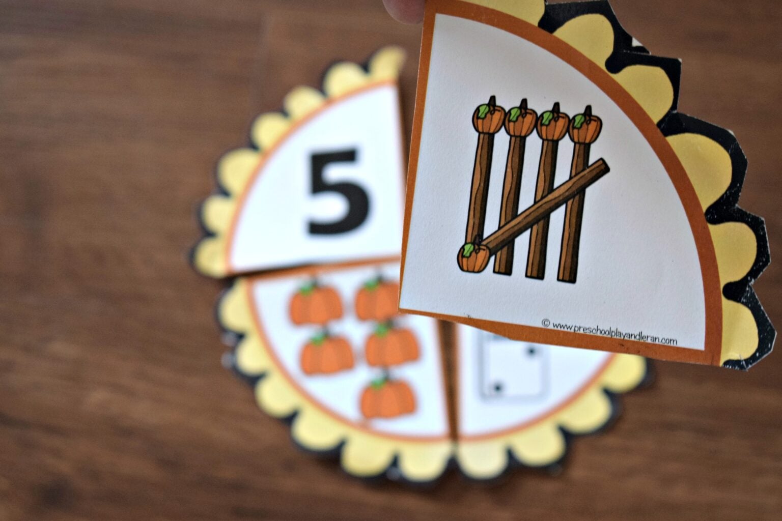 FREE Pumpkin Pie Number Sense Activities for Preschoolers