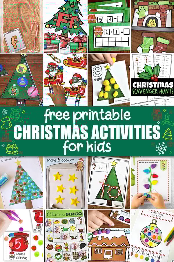 🎄 Tons of FREE Christmas Printables, Activities, Worksheets, Science