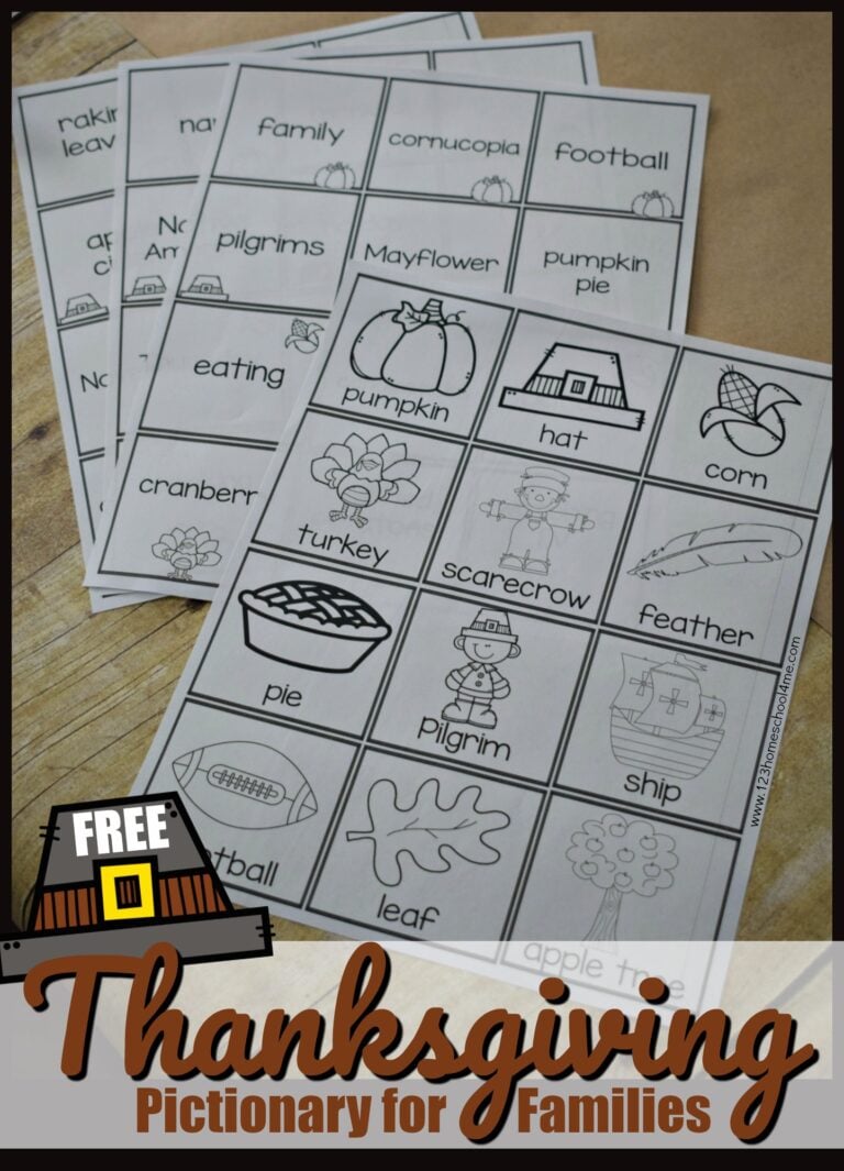 🦃 Thanksgiving Theme Noun Hunt Worksheets (Free Printable)