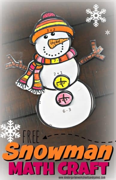 ️️ Lots of January Activities for Kids (Snowman, Penguine, Snowflake)