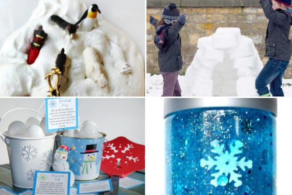 ️️ Lots of January Activities for Kids (Snowman, Penguine, Snowflake)