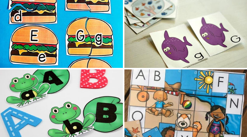 FREE Printable ABC Alphabet Games for 3 and 4-year-Olds