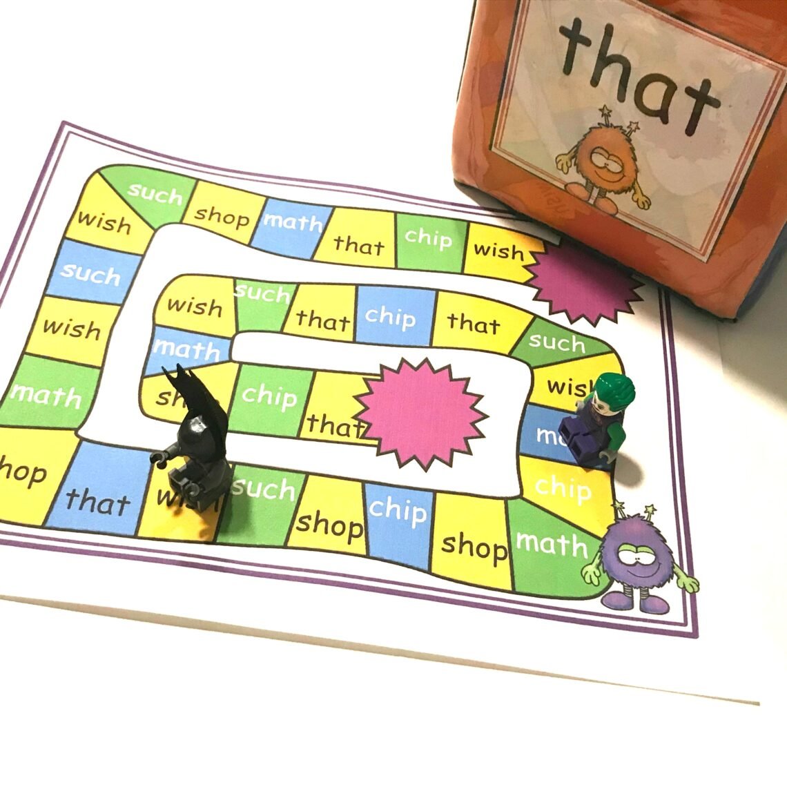 FREE Printable Ch Sh Th Digraph Games