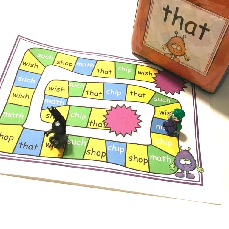 FREE Printable Ch Sh Th Digraph Games