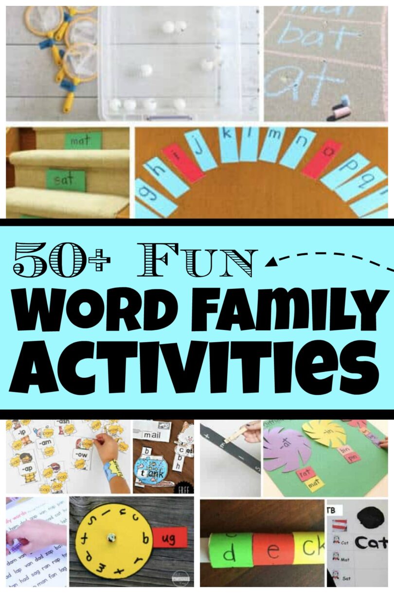 50 FUN Word Family Games And Activities 50 FUN Word Family Games And Activities