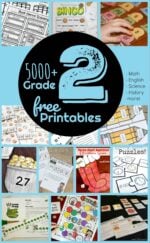 ️ FREE Printable 2nd Grade Math Minutes Worksheets pdf