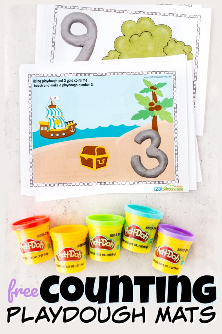 FREE Printable ABC Alphabet Letter Playdough Mats
