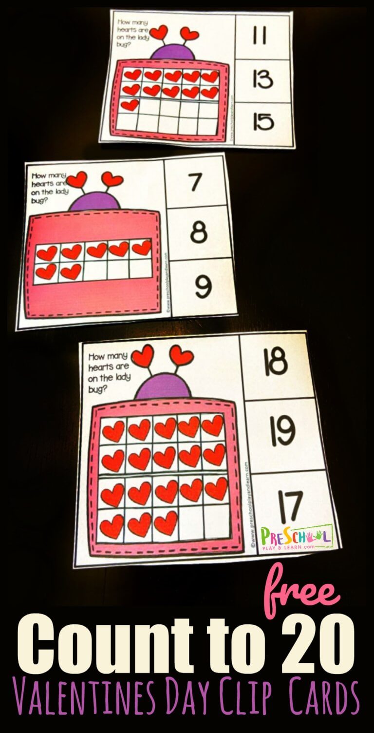 FREE Valentine’s Day Sight Word Mat Worksheets