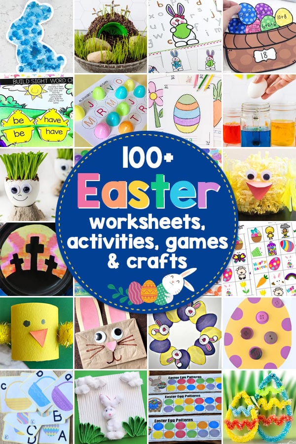 100 FREE Easter Worksheets, Games, Activities, and Crafts