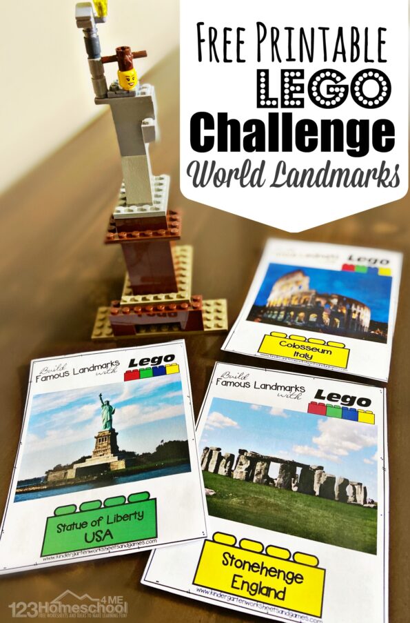 FREE Lego Activities for Kids Printable Poster