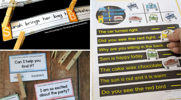 20+ FUN Punctuation Activities and Games for Kids