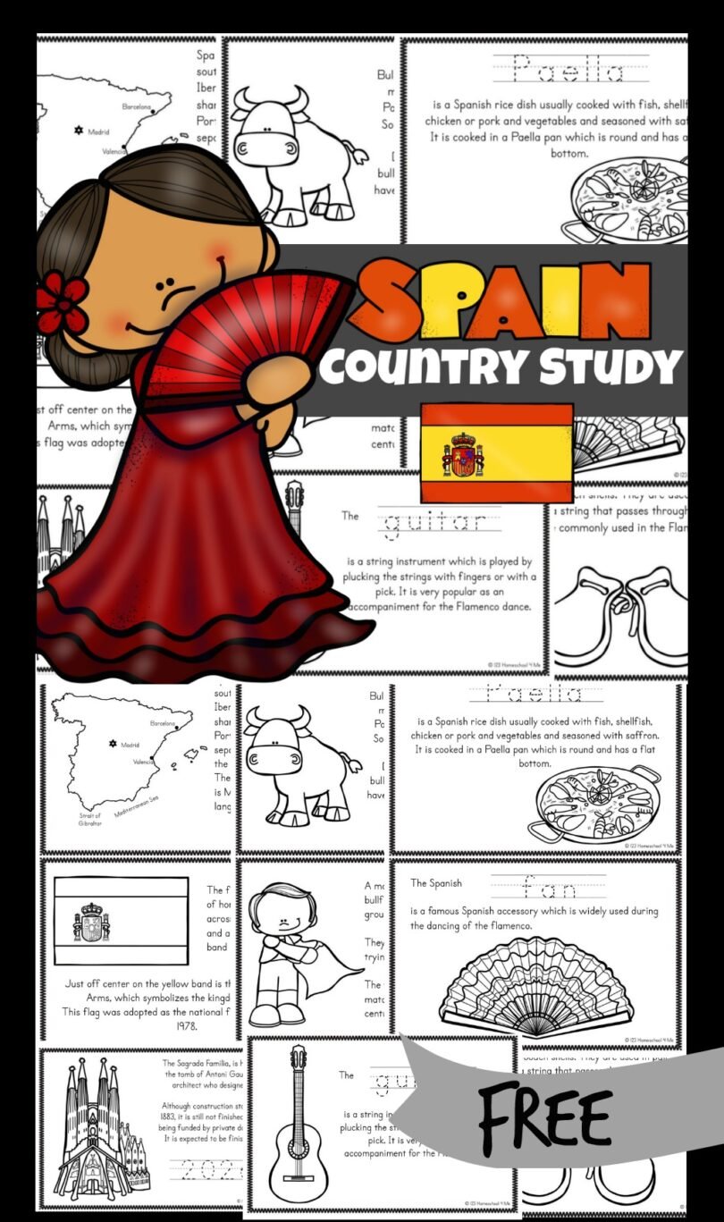 FREE Printable Spanish Color Worksheets