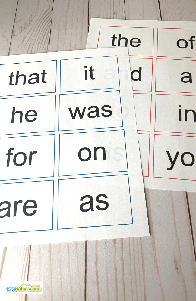 Free Printable Kindergarten Sight Words Flash Cards Wineshon Free Printable Kindergarten Sight Words Flash Cards Wineshon