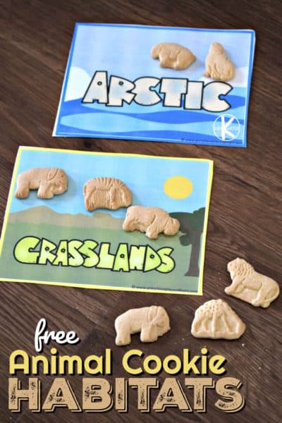 🐠🐪🐘 FREE Printable Animal Homes for Kids Clip it Cards