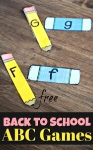 FREE Back to School Sequencing Numbers 1-10 Printable Puzzles