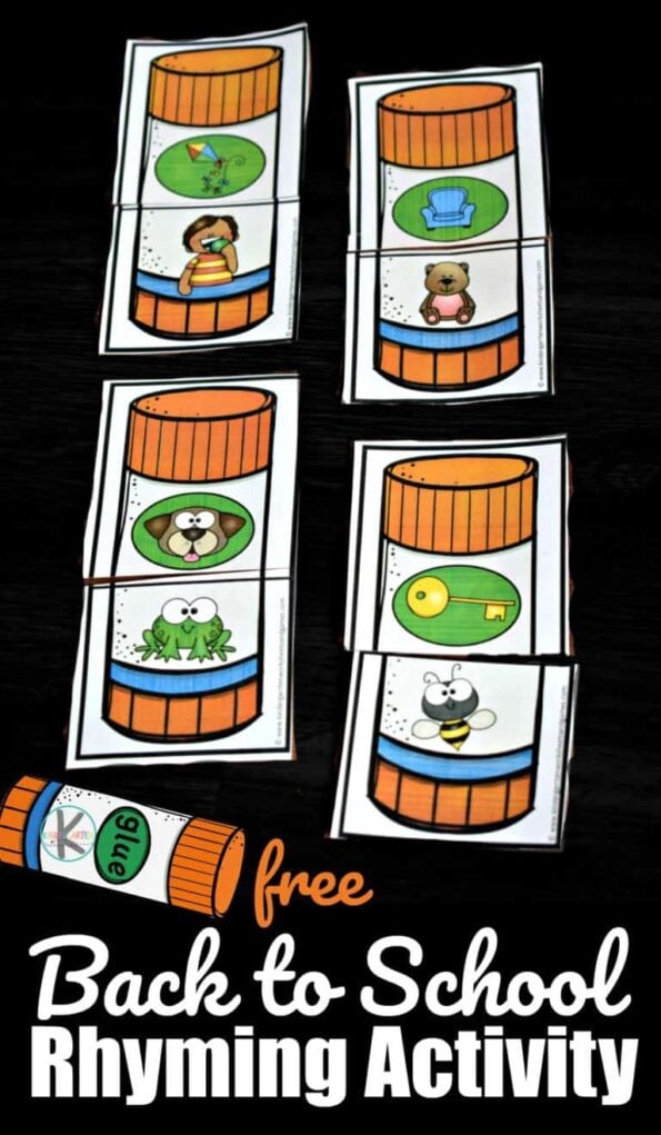 FREE Rhyming Clip Cards with Pictures