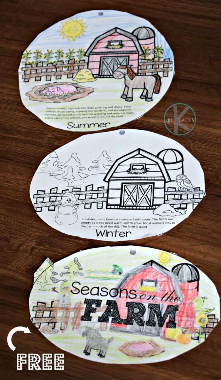 🐷 FREE Printable Counting to 5 Farm Animals Activity for Preschoolers
