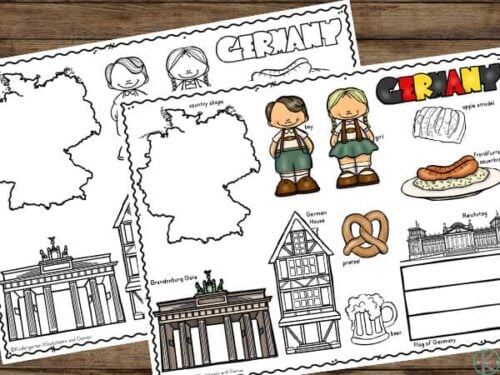 FREE Germany for Kids Printable Book