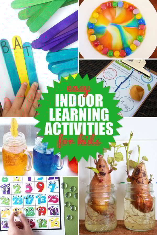 50 FUN & Easy Indoor Activities for Kids of all Ages