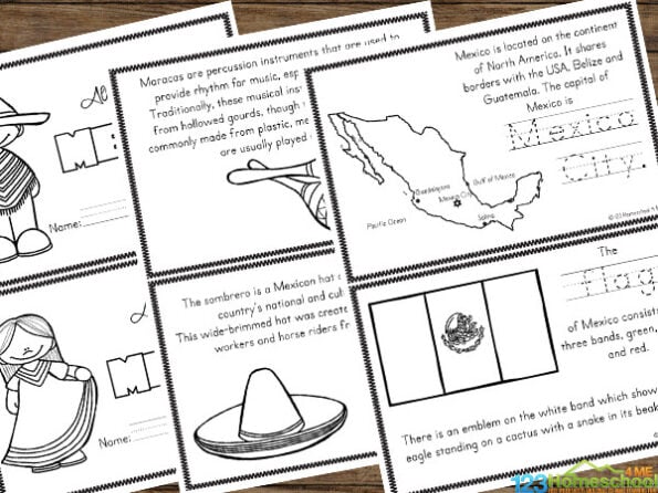 ? FREE Printable Mexico for Kids Worksheets