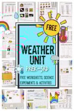 🌧️ Rain Clouds in a Jar Weather Activities with FREE Worksheet