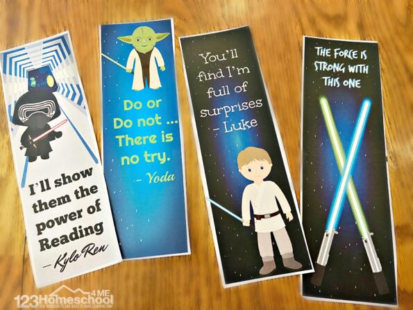 FREE Printable Star Wars Bookmarks