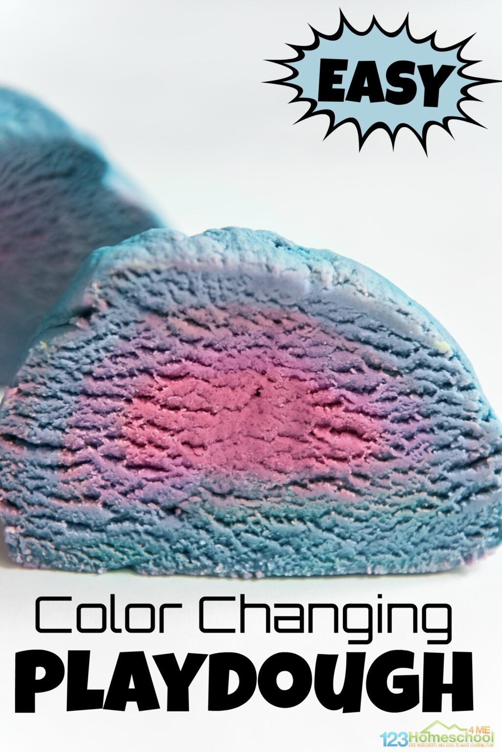 Amazing Color Changing Playdough - EASY Thermochromic Recipe