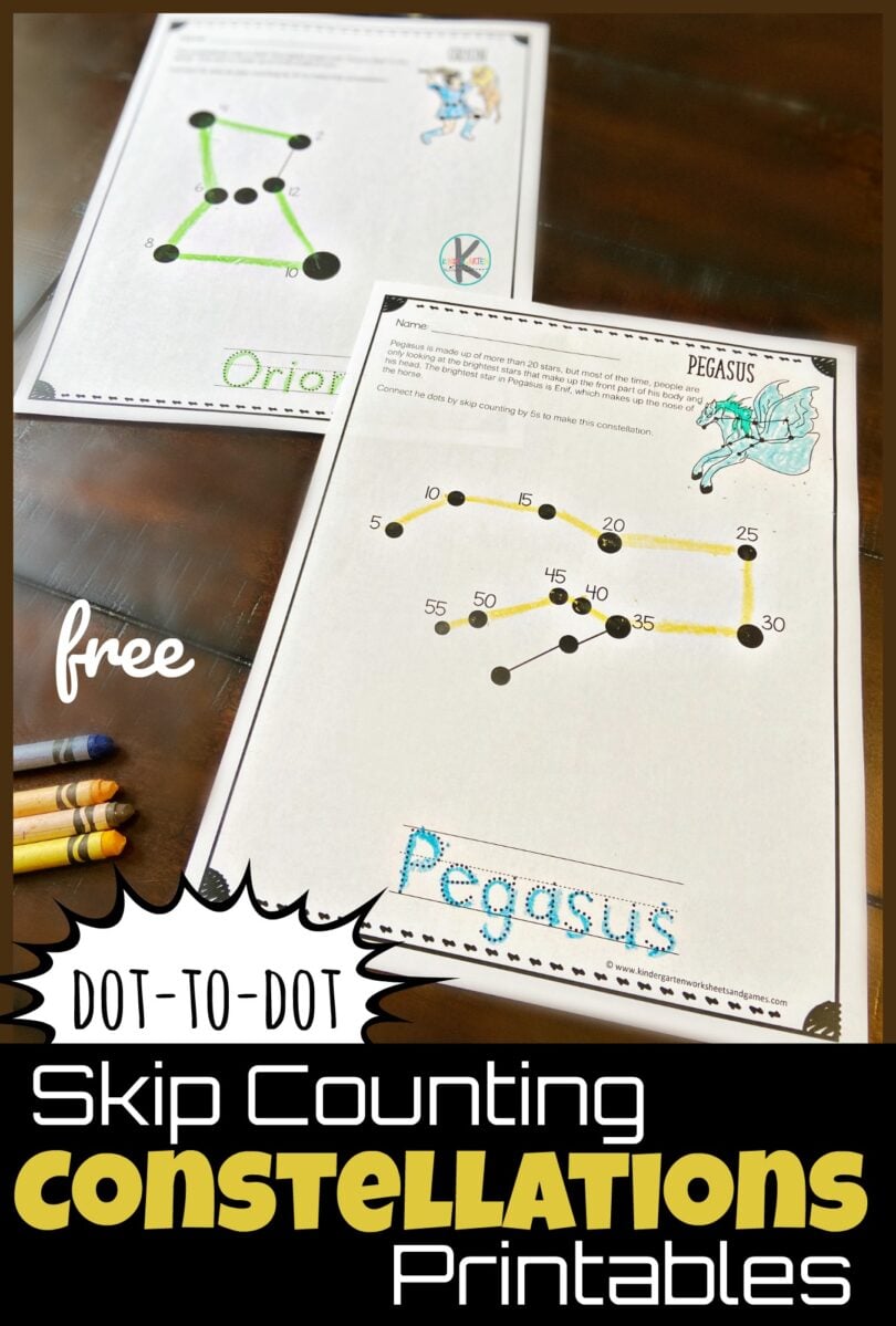 ⭐ FREE Printable Constellation Flashcards