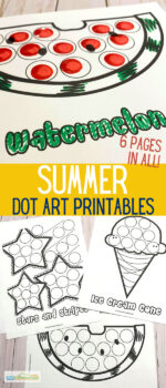 🍉 FREE Watermelon Counting Book Worksheets