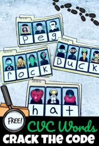 FREE Short u CVC Words Activity - Cut and Paste Worksheets