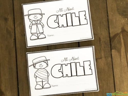 FREE Chile For Kids Printable Reader - Color & Learn