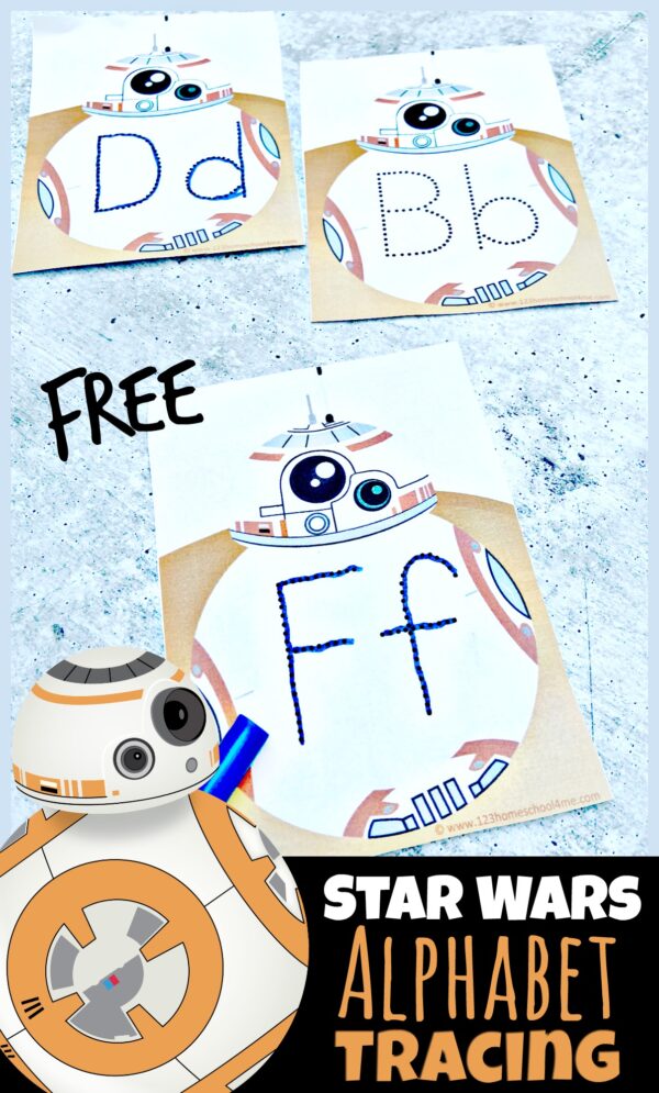 FREE Star Wars Alphabet Printable Pennants