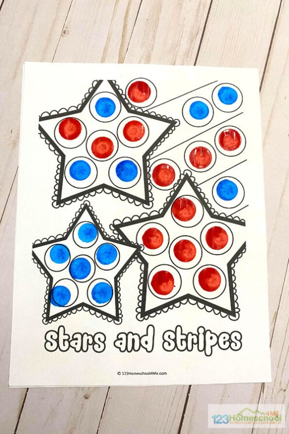 FREE Space Do A Dot Printables